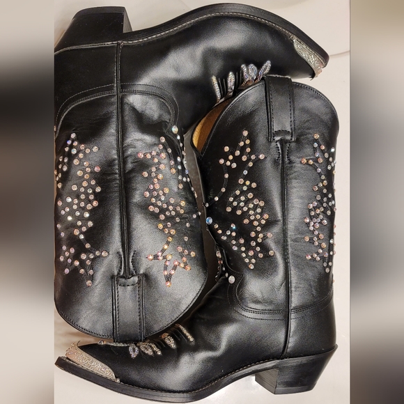 Justin Boots | Shoes | Justin Boots Wswarovski Crystals | Poshmark